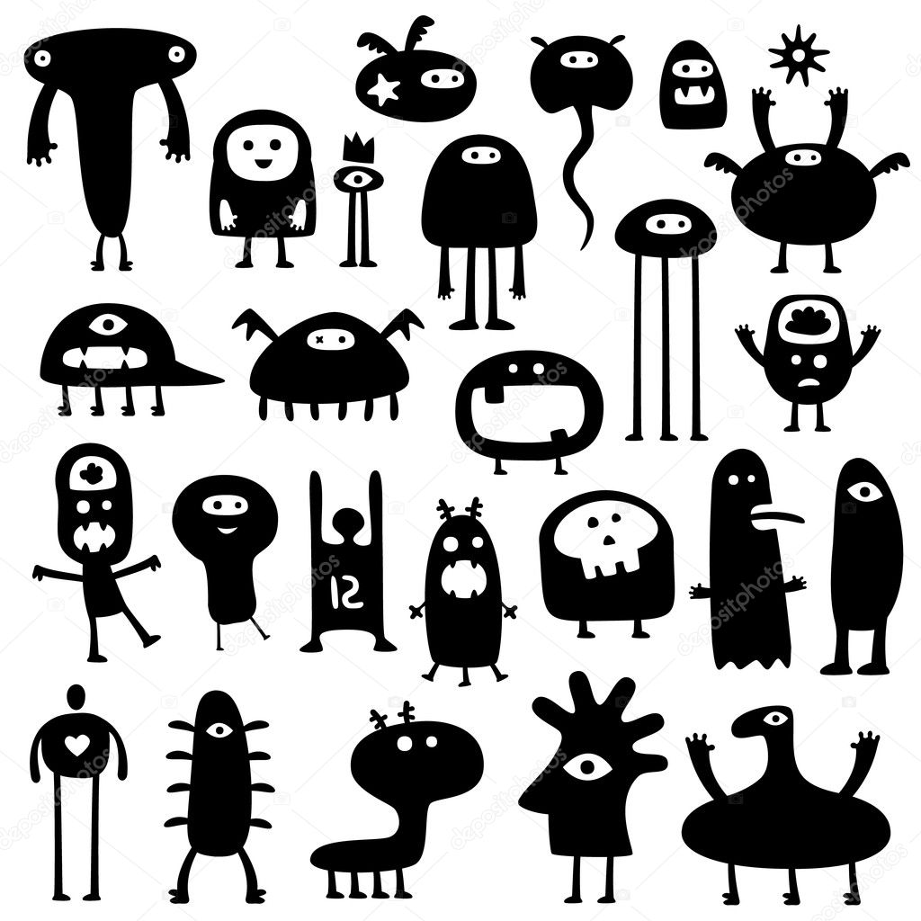 Monstruos — Vector de stock © artenot #3580279 Monstruos — Vector de stock © artenot #3580279