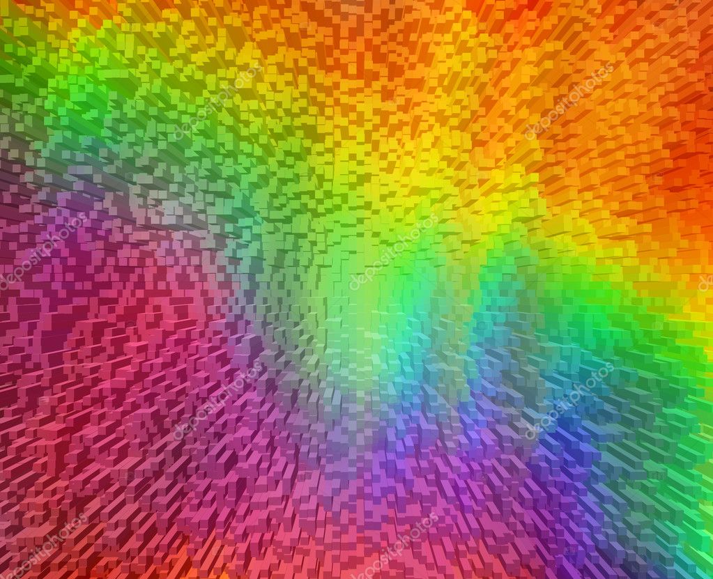 Rainbow Squares Background — Stock Photo © kimmit #2973145