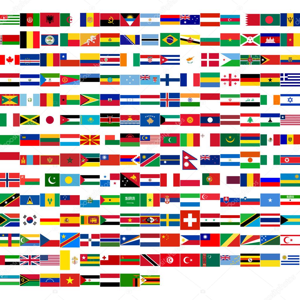 Flags of the world — Stock Photo © claudiodivizia #3532324