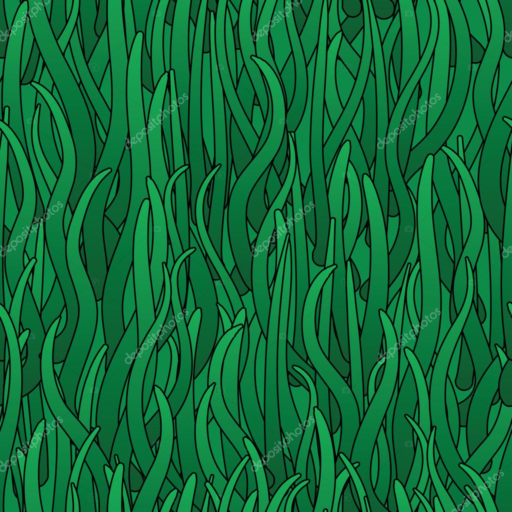 Abstract background of green grass Stock Vector Image by ©boroda #2717304