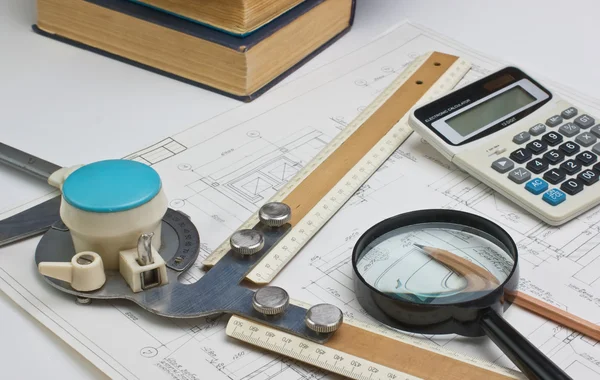 Old technical drawings — Stock Photo © Observer #2895228