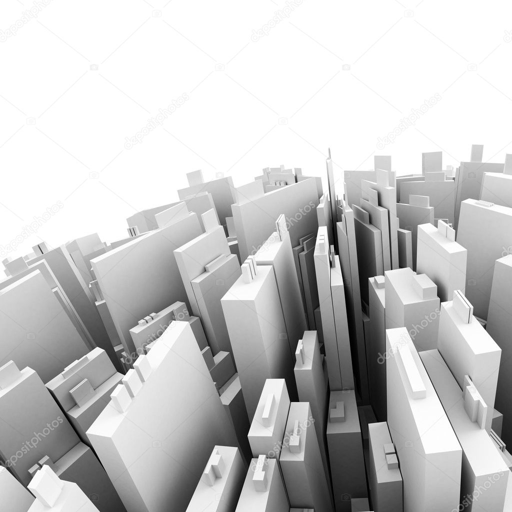 City model hi-res render — Stock Photo © garloon #2734182 City model hi-res render — Stock Photo © garloon #2734182