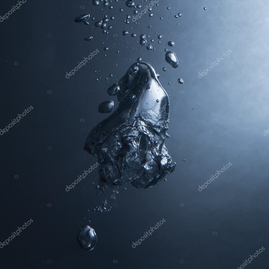 Big air bubbles blue background Stock Photo by ©garloon 3708424