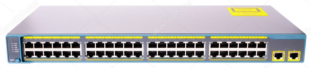 Network switch front view — Stock Photo © vtlsdp #2891819