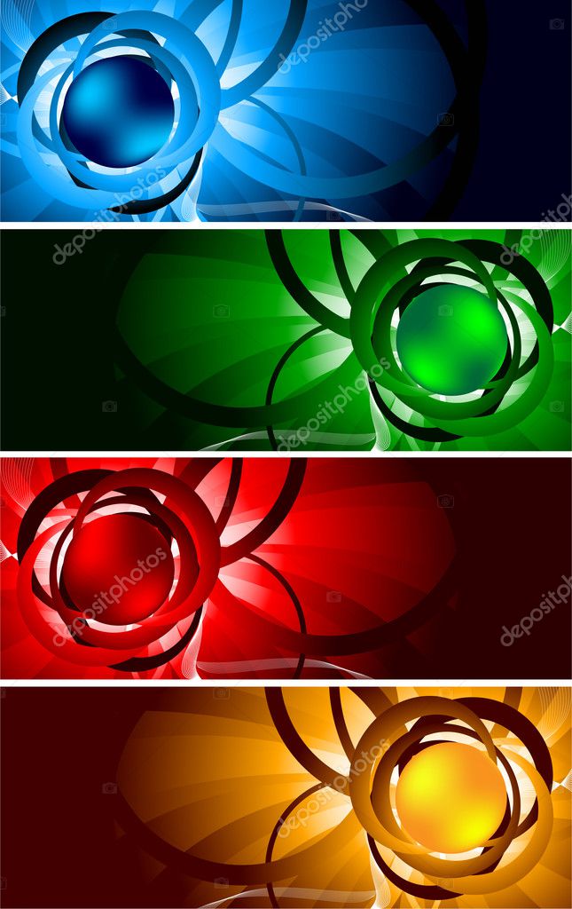 Vector bright banners Stock Vector Image by ©Denchik #3698770
