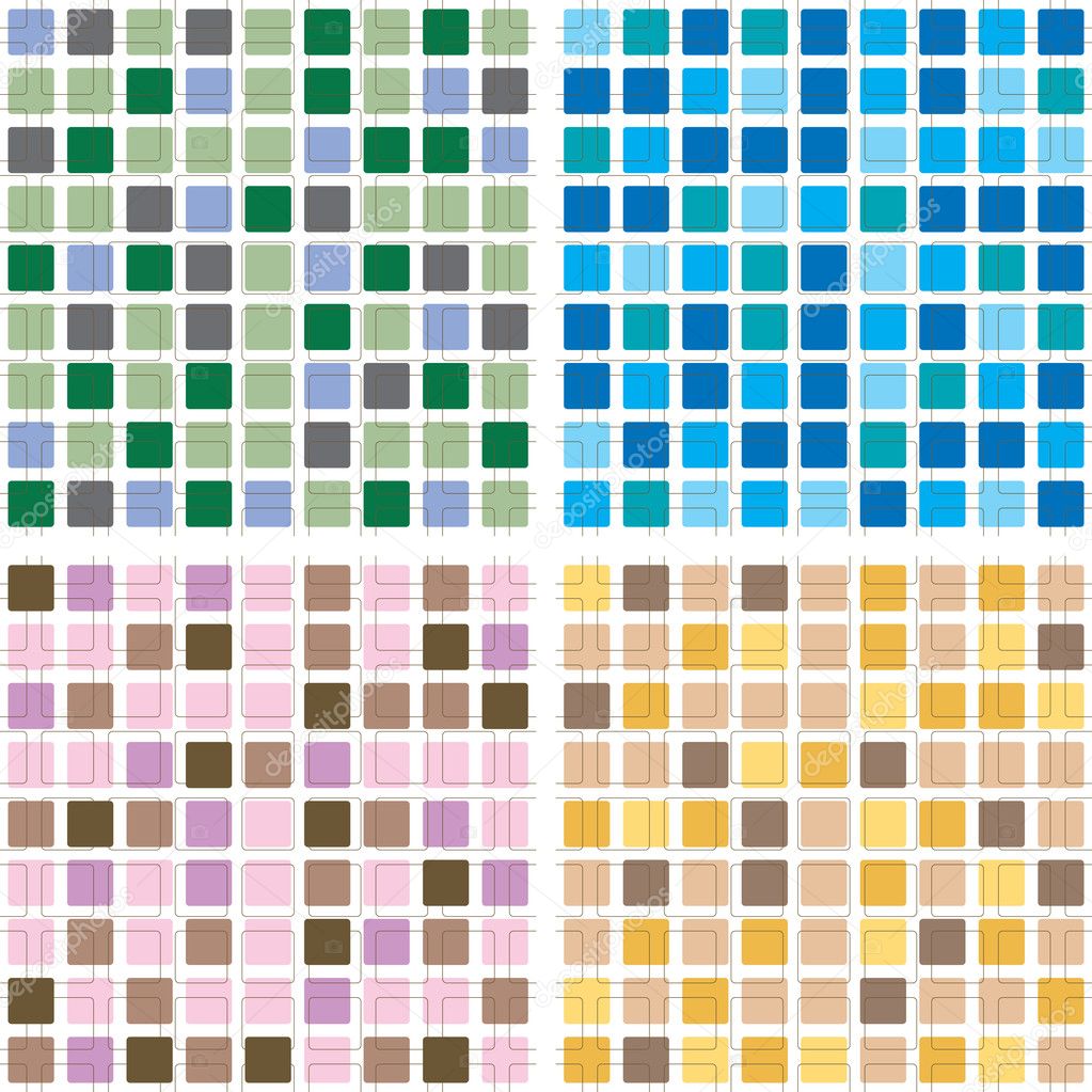 Staggered tile multi Stock Vector Image by ©Nicemonkey #3411423