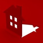 3D Red House Logo — Stock Photo © deskcube #36834189