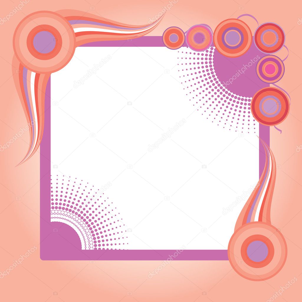 Pink retro background Stock Vector by ©MarketOlya 3376910