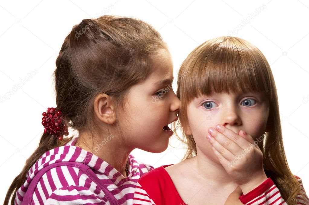 Telling a secret — Stock Photo © grublee #3215525 Telling a secret — Stock Photo © grublee #3215525
