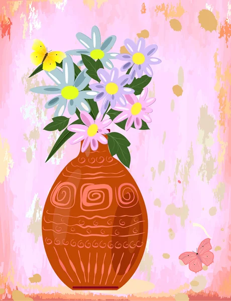 Small and simple cartoon illustrations with animals and flowers Stock ...