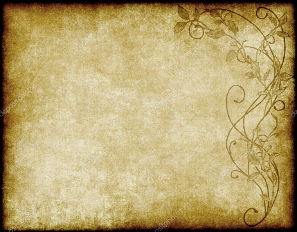 Kwiatowy papieru lub pergamin — Grafika wektorowa © clearviewstock #2947249