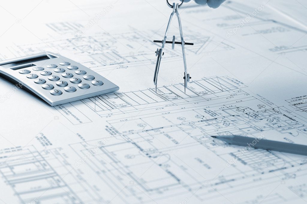 Drawings of building — Stock Photo © SergeyNivens #3308483