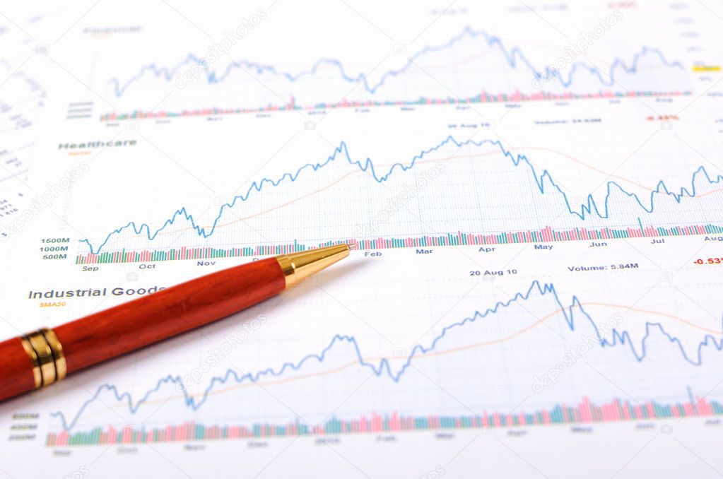 Charts, diagrams, tables. — Stock Photo © SergeyNivens #4012346