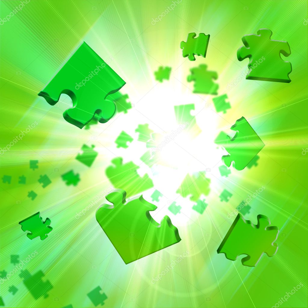 Elements of the puzzle — Stock Photo © SergeyNivens #4123332