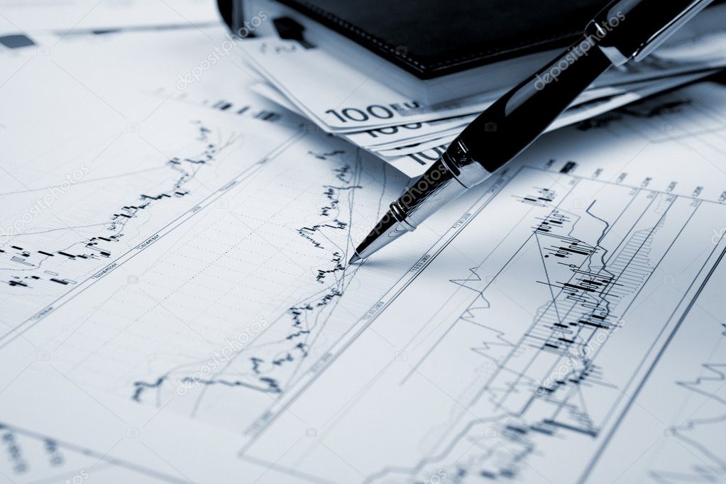 Financial charts and graphs Stock Photo by ©SergeyNivens 5183408