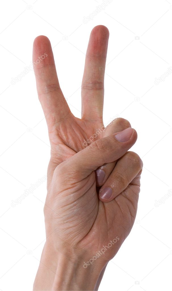 Victory sign Stock Photo by ©VadimSubbotin 2904783