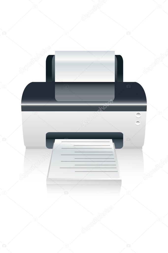 Color printer device — Stock Photo © get4net #4164221