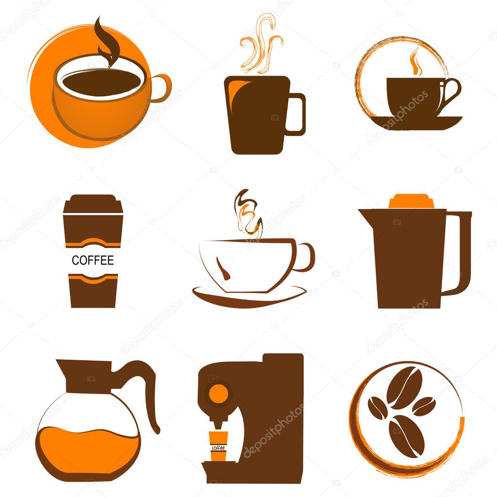 Coffee icon — Stock Photo © get4net #4164434
