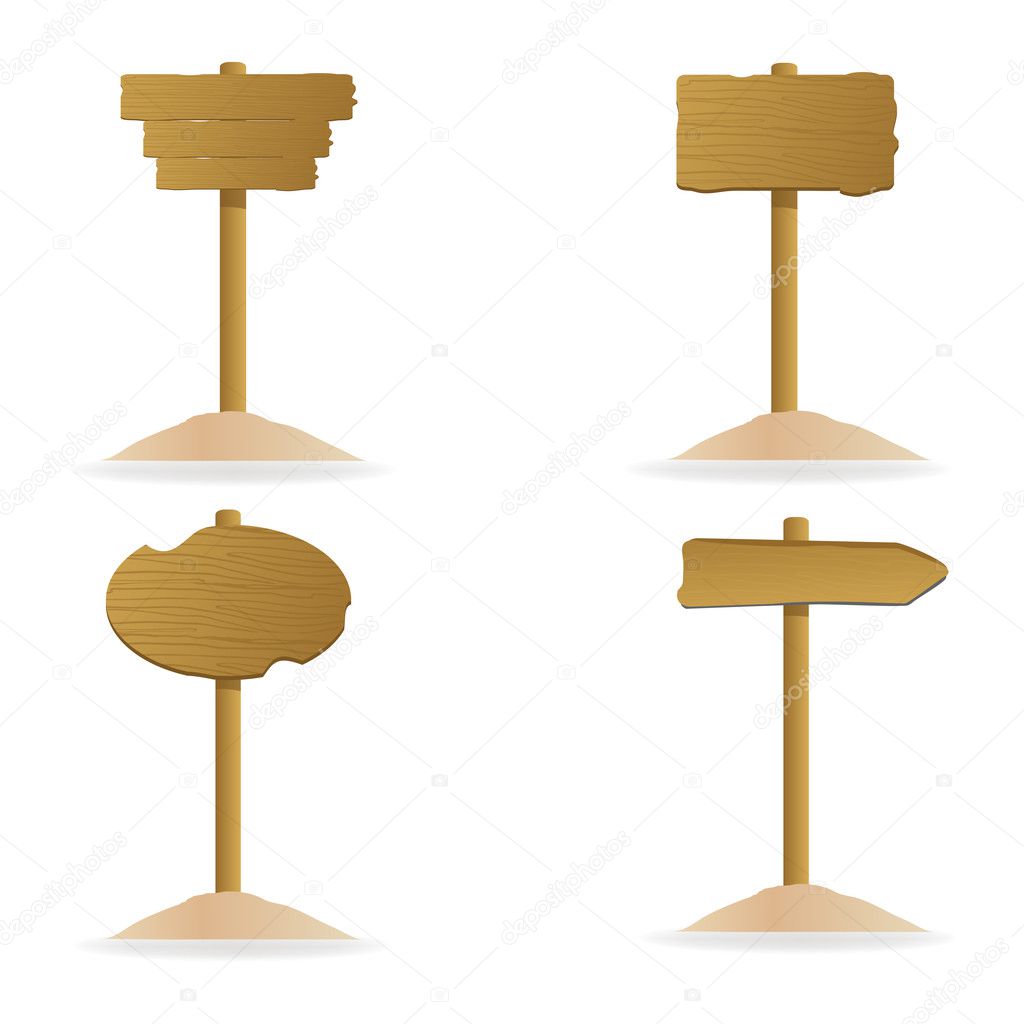 Different wooden boards — Stock Photo © get4net #4246654