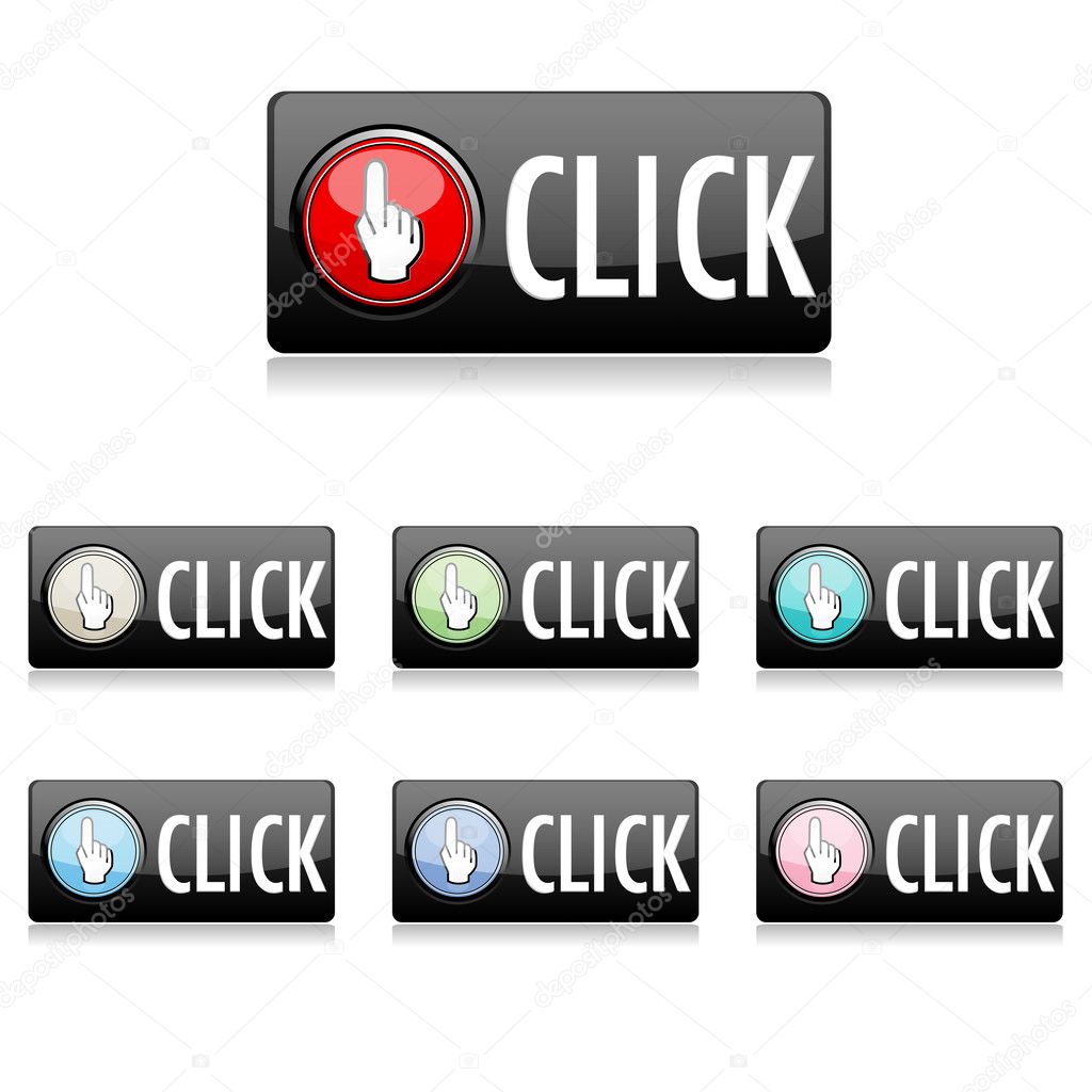 Click button Stock Photo by ©get4net 4246889