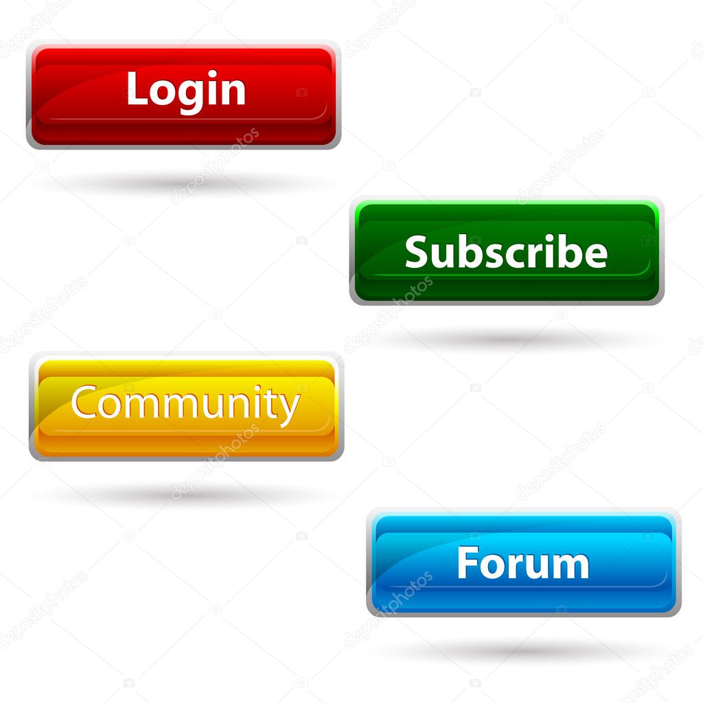 Website buttons — Stock Photo © get4net #4309784