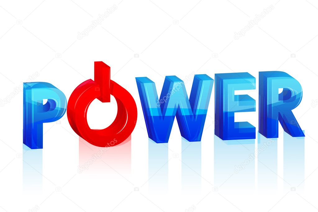 Power text Stock Photo by ©get4net 4432305