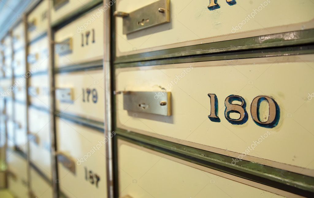 Vintage lockers — Stock Photo © Jim_Filim #3578594