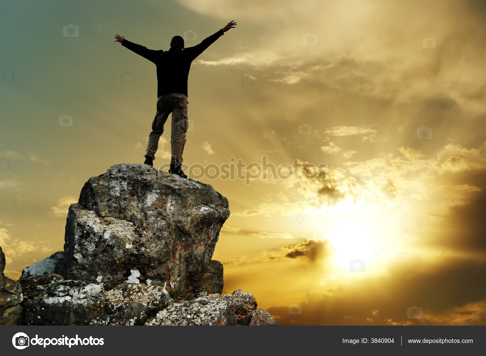 Man on top Stock Photo by ©zatvor 3840904