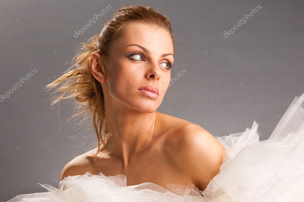 Portrait of a beautiful fabulous girl — Stock Photo © edfoto #4713702
