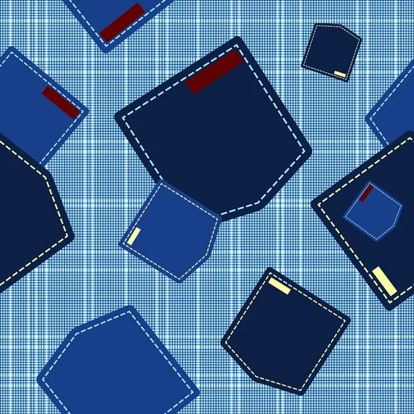 Jeans seamless pattern — Stock Vector © Jut_13 #2010756