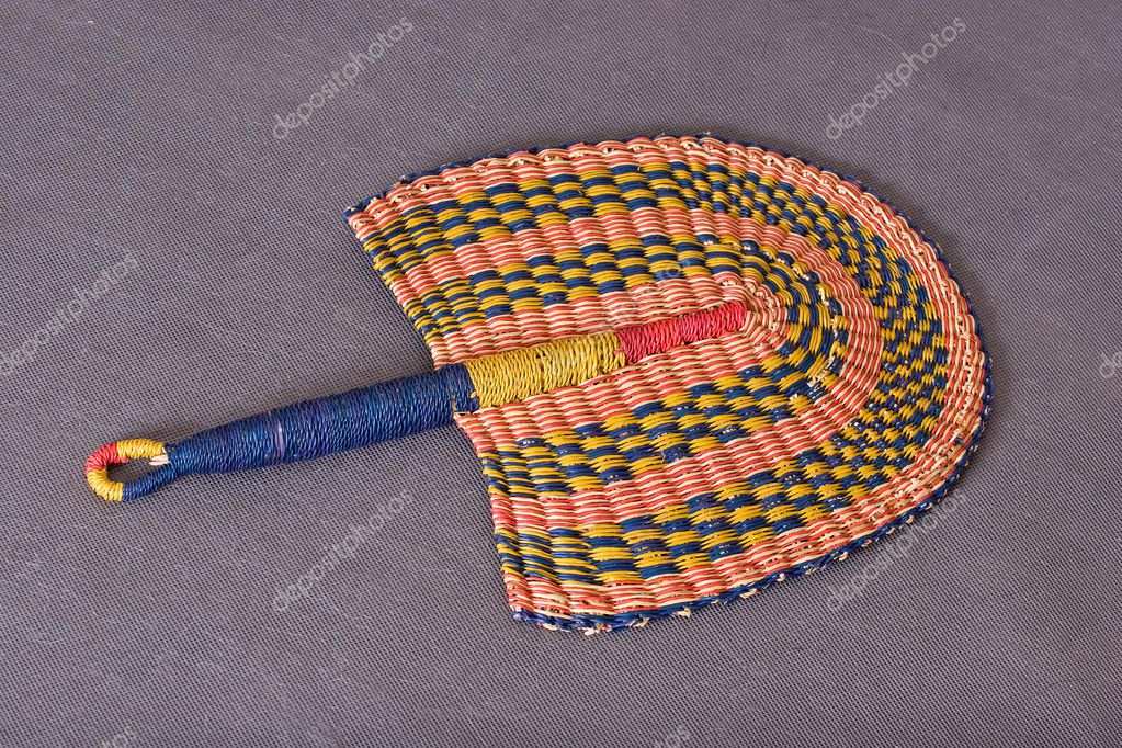 Small African folding fan — Stock Photo © gsdonlin #2990725