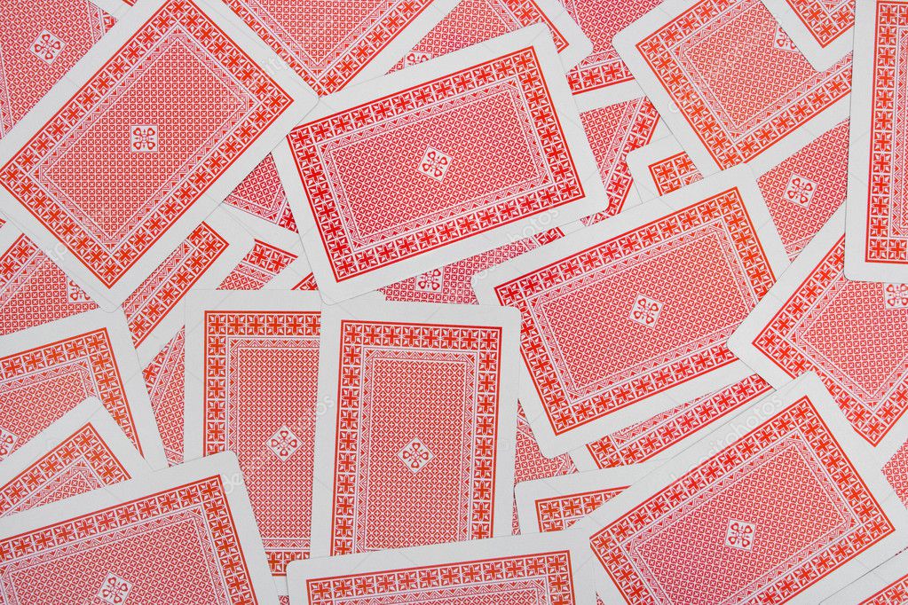 Playing cards background — Stock Photo © Violin #3848494
