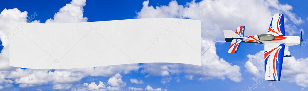 Airplane with banner Stock Photos, Royalty Free Airplane with banner ...