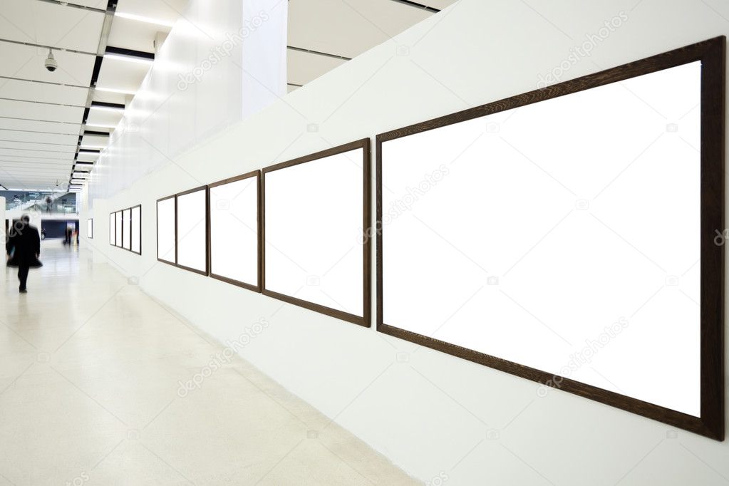 Walls in museum — Stock Photo © babenkodenis #2889468
