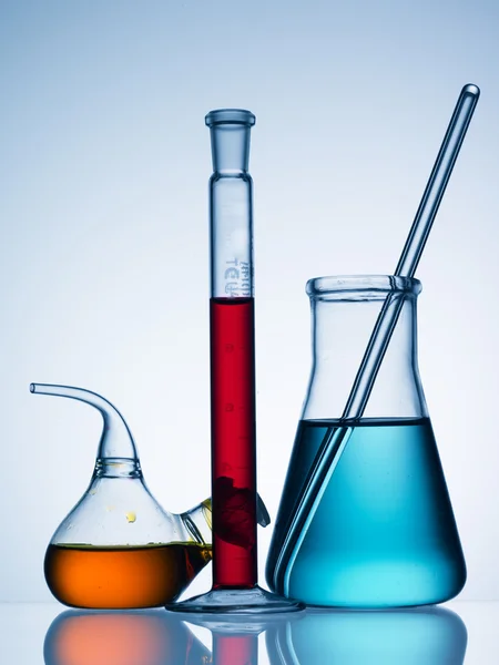 Assorted laboratory glassware equipment — Stock Photo © Irochka #5129743