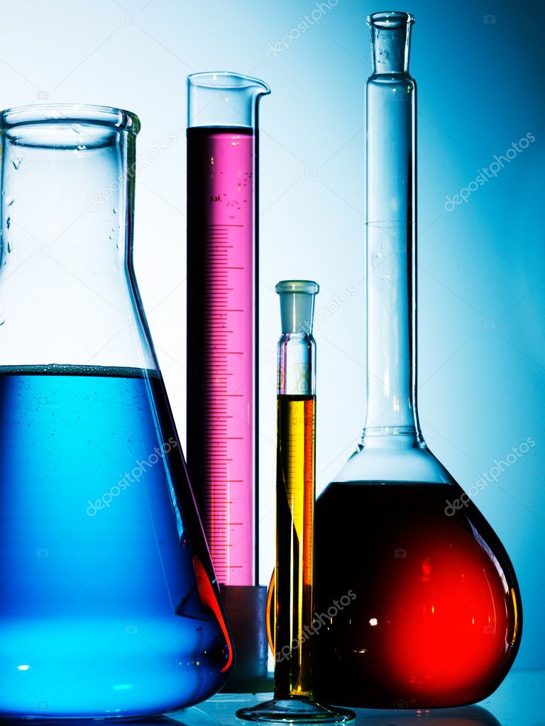 Assorted laboratory glassware equipment Stock Photo by ©Irochka 5129448