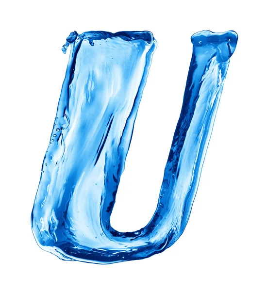 Water letter — Stock Photo © Irochka #9599470