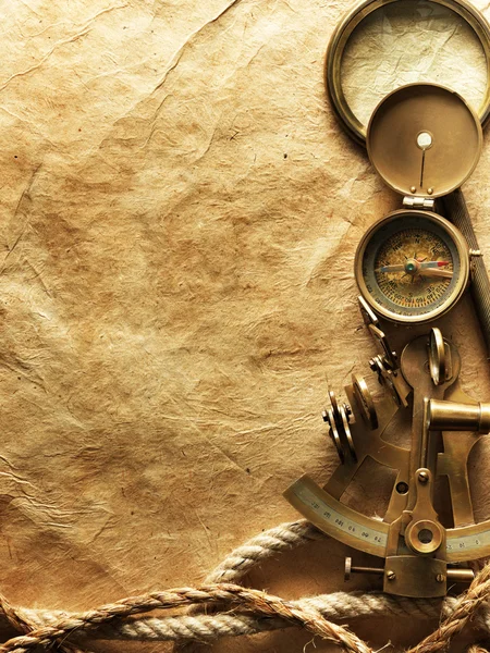 Compass on vintage paper — Stock Photo © Irochka #5146522