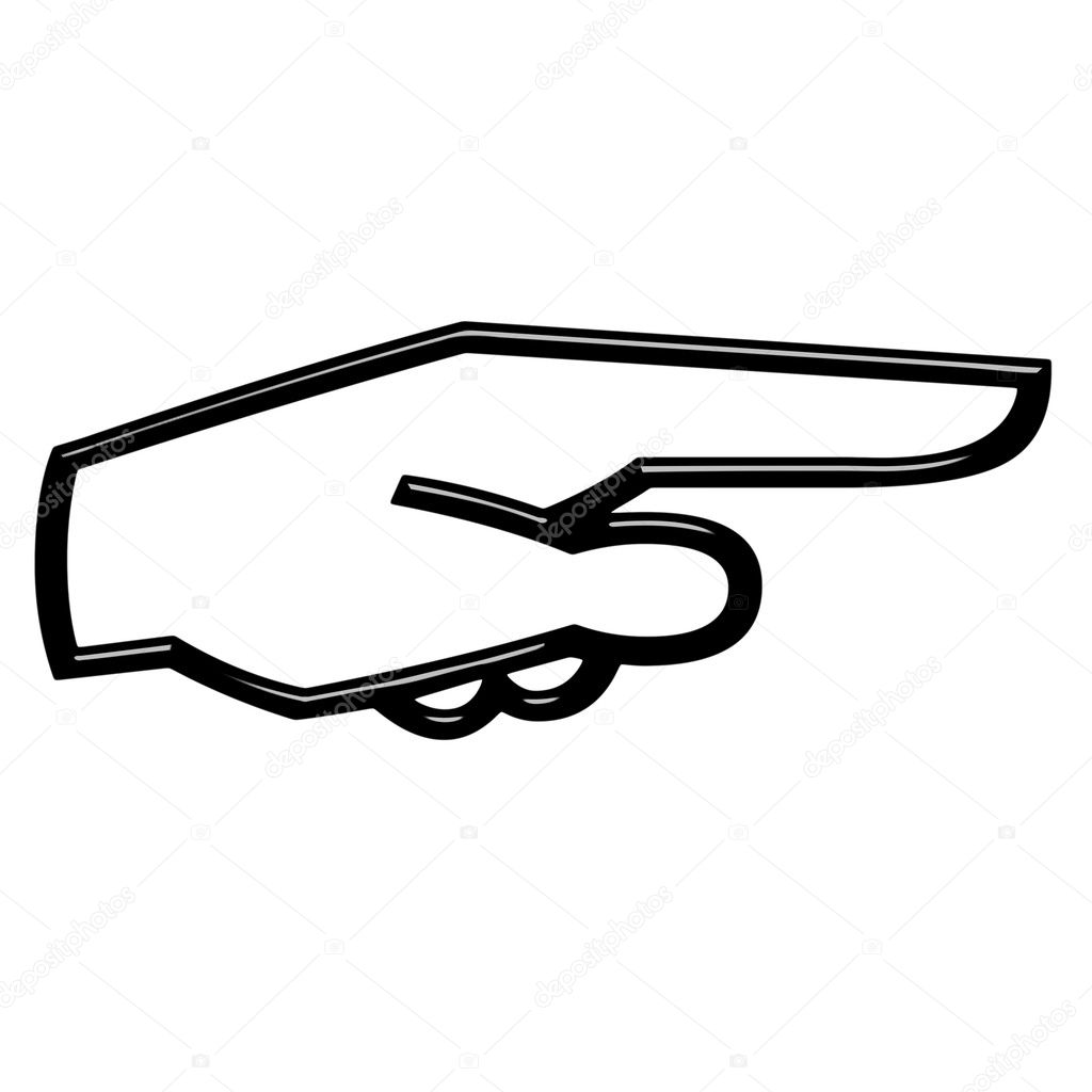 Señalización de la mano 3D derecha — Foto de stock © georgios #3533435