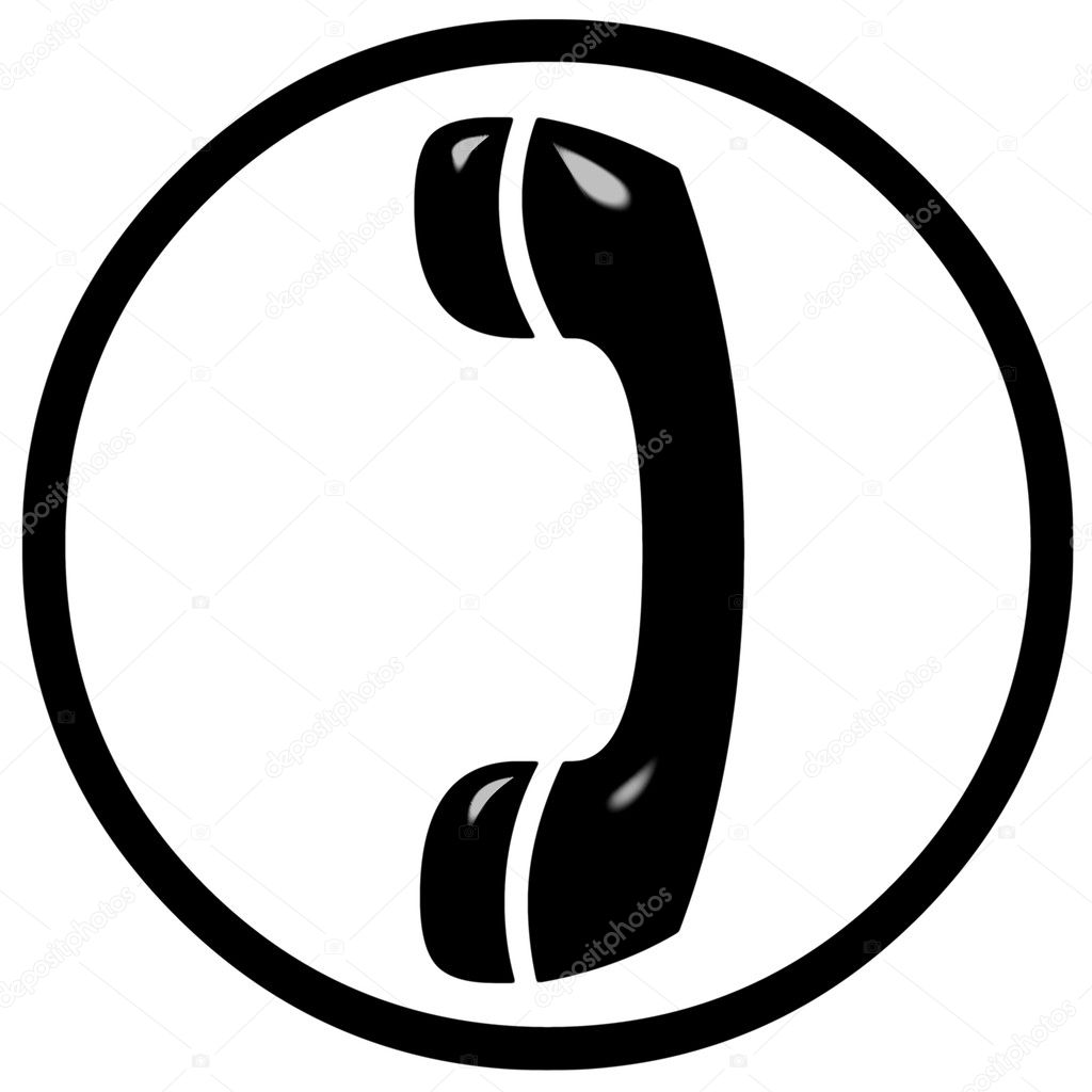 3D Telephone Sign — Stock Photo © georgios #3621582