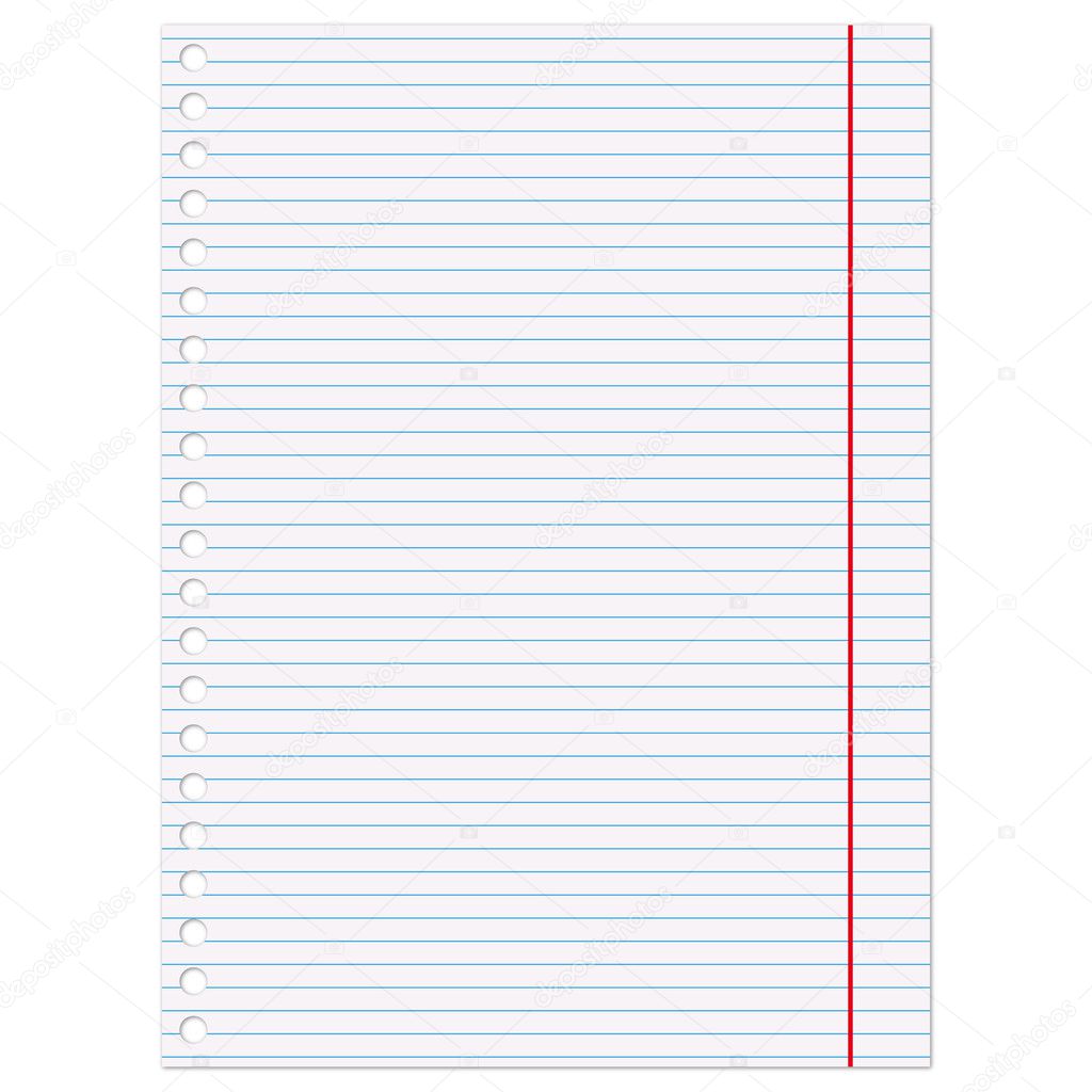 Copybook page Stock Vector Image by ©Nobilior #2840127