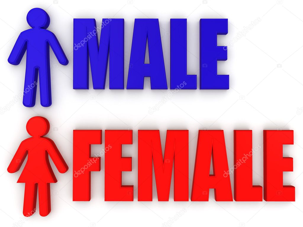 Male and female. Signs Stock Photo by ©maxxyustas 5069545
