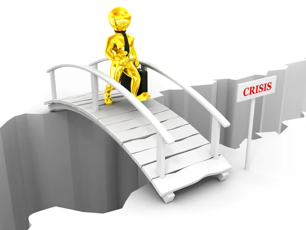 Bridge across the gorge — Stock Photo © maxxyustas #1406806