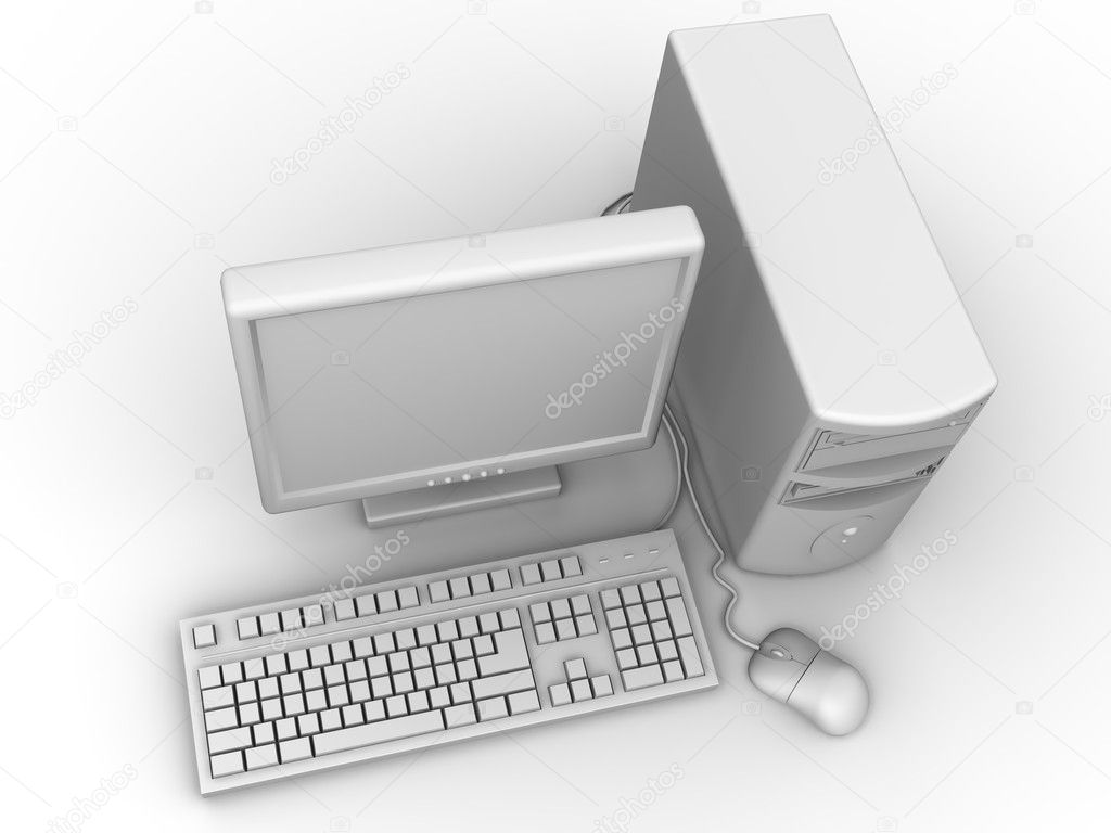 Personal computer — Stock Photo © maxxyustas #5094054