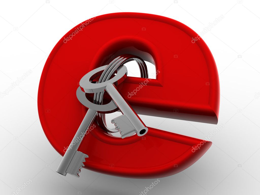 Symbol for internet with keys Stock Photo by ©maxxyustas 5094564