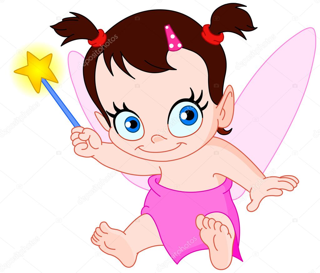 Baby fairy — Stock Vector © yayayoyo #3240849