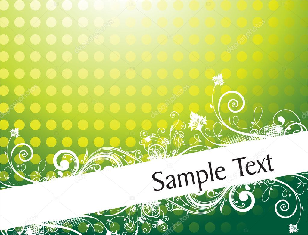 Flourish background for sample text Stock Vector Image by ...