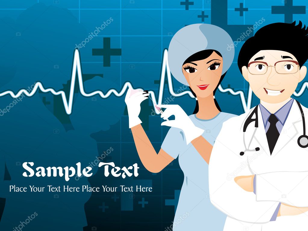 Illustration of medical background Stock Vector Image by ...