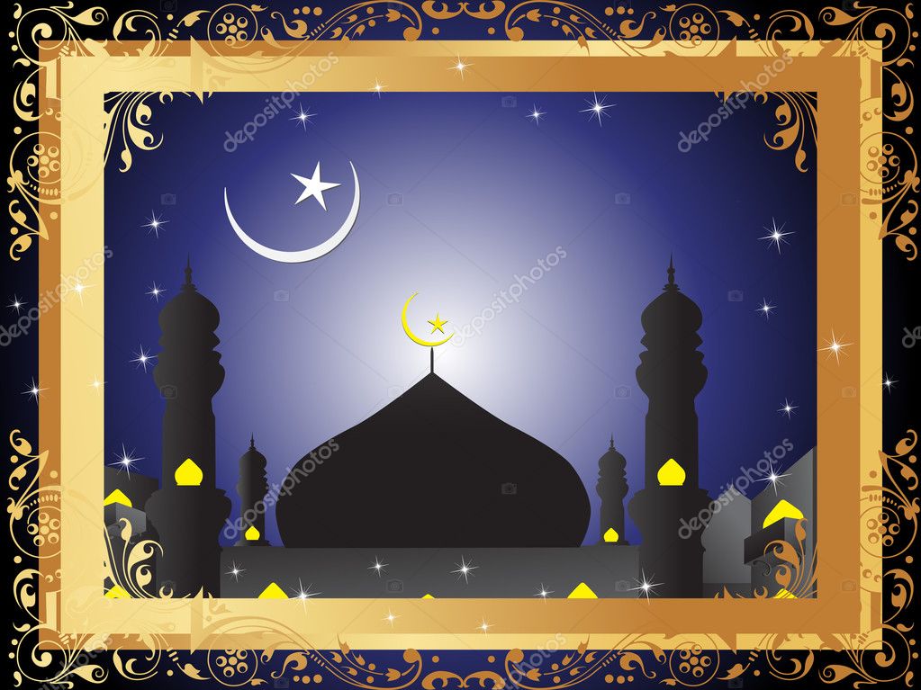 Mosque background wallpaper Stock Vector Image by ©alliesinteract #3043893