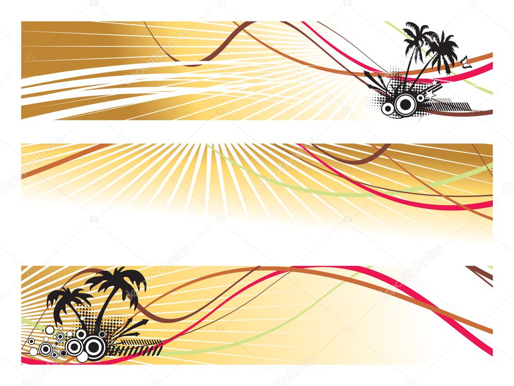 Background with set of headers Stock Vector Image by ©alliesinteract ...